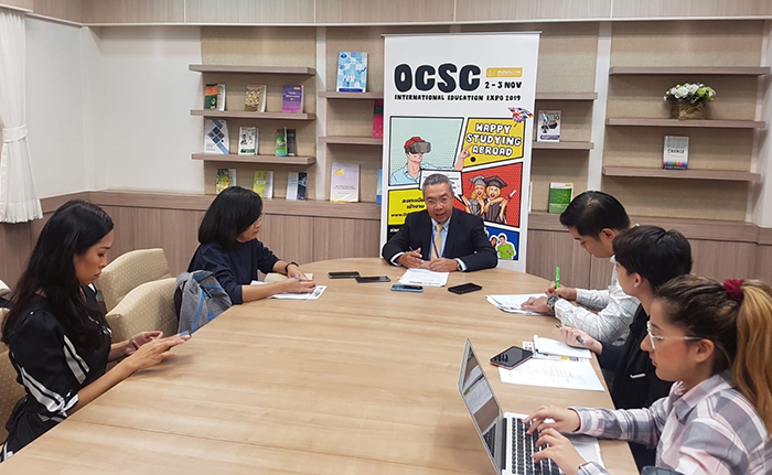 Media roundtable for 16th OCSC International Education Expo - Midas PR