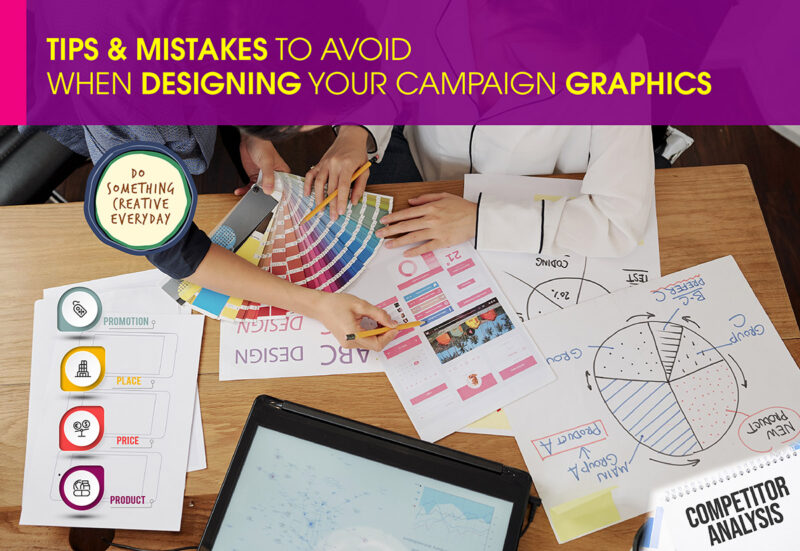 Tips & mistakes to avoid when designing your campaign graphics - Midas PR